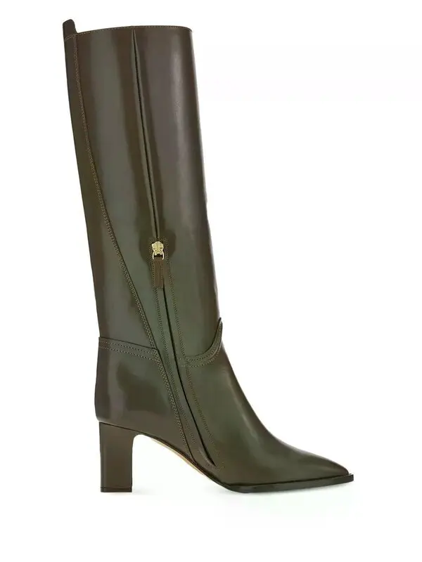 FERRAGAMO Vara Chain Knee-high Boots