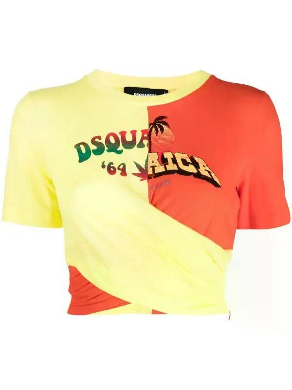 Dsquared2 Logo-print Crop Top