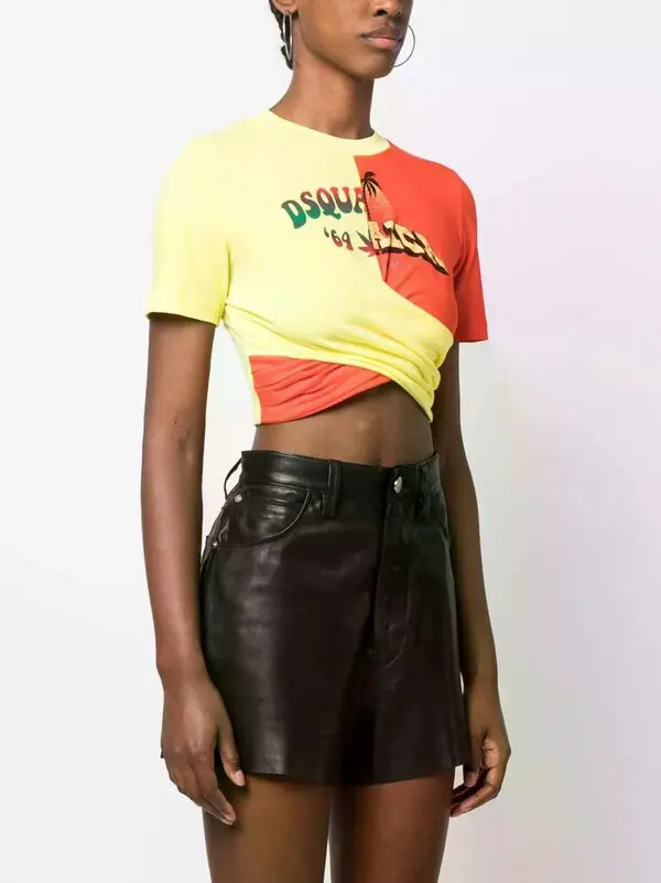 Dsquared2 Logo-print Crop Top