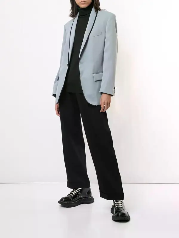 PORTS V Shawl-lapel Single-breasted Blazer