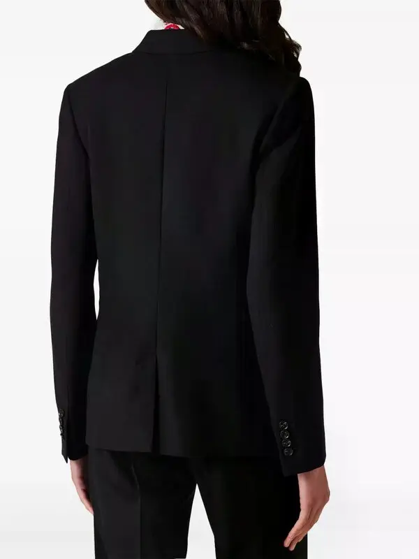 Paul Smith Wool Double-breasted Blazer - Black