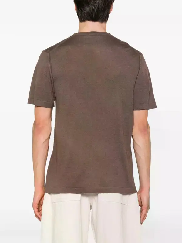 Simkhai Ribbed T-shirt - Brown
