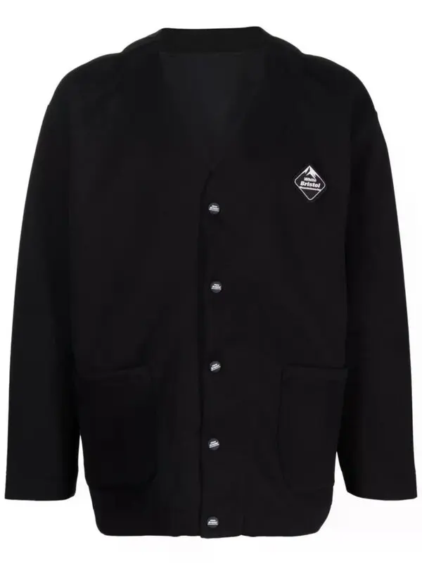 WHITE MOUNTAINEERING Logo-patch Cardigan