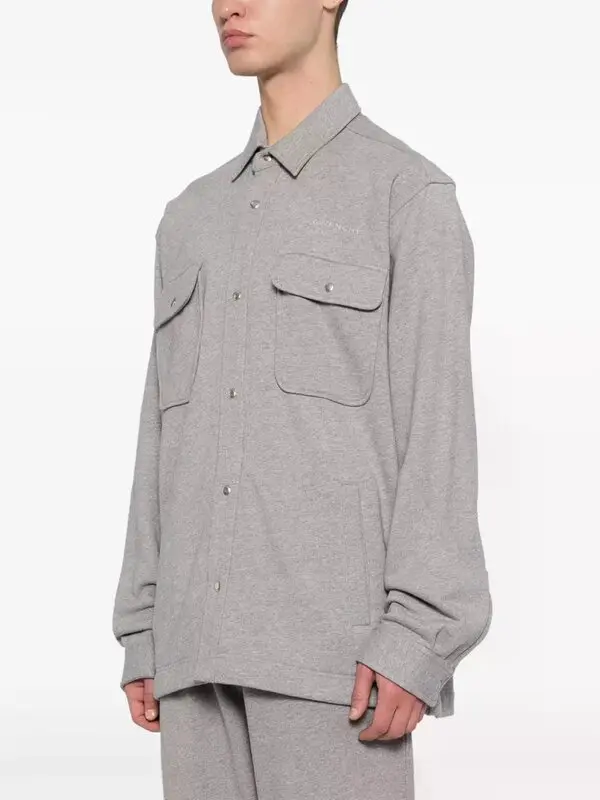 Givenchy Logo-embroidered Cotton-jersey Shirt