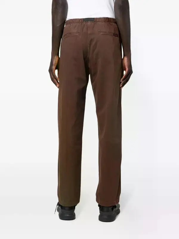 Gramicci Belted-waist Straight-leg Trousers - Brown