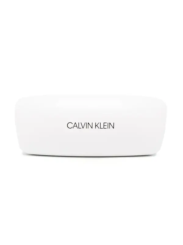 Calvin Klein Logo Round Frame Glasses