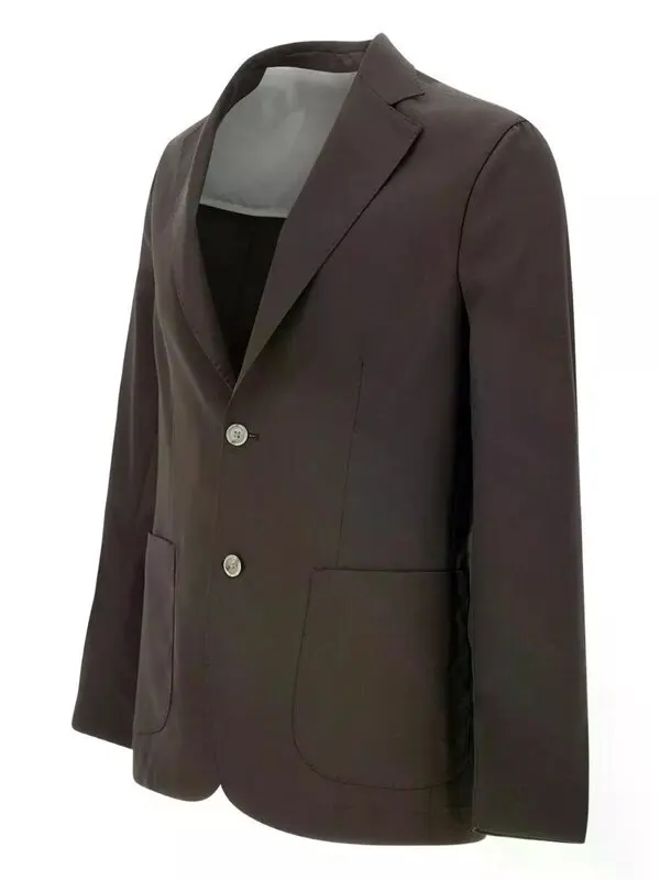 BARBA NAPOLI Wool Blazer - Brown