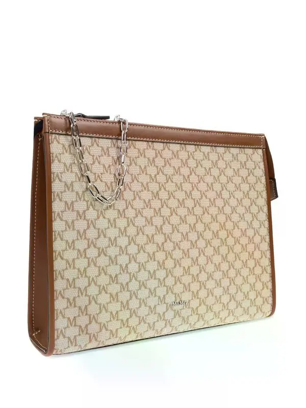 Max Mara Mmtroussem Clutch Bag - Neutrals