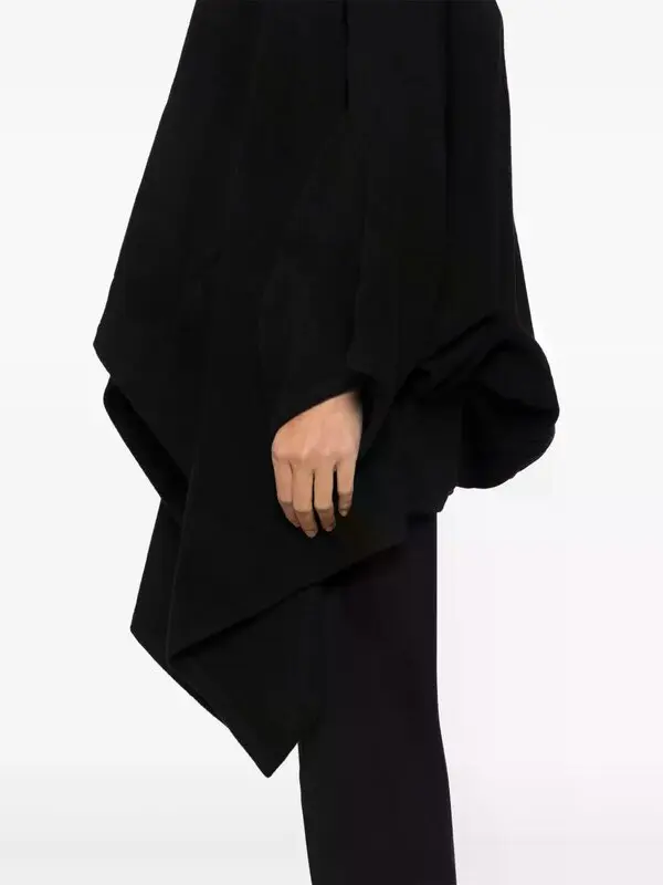 Yohji Yamamoto Button-up Cape