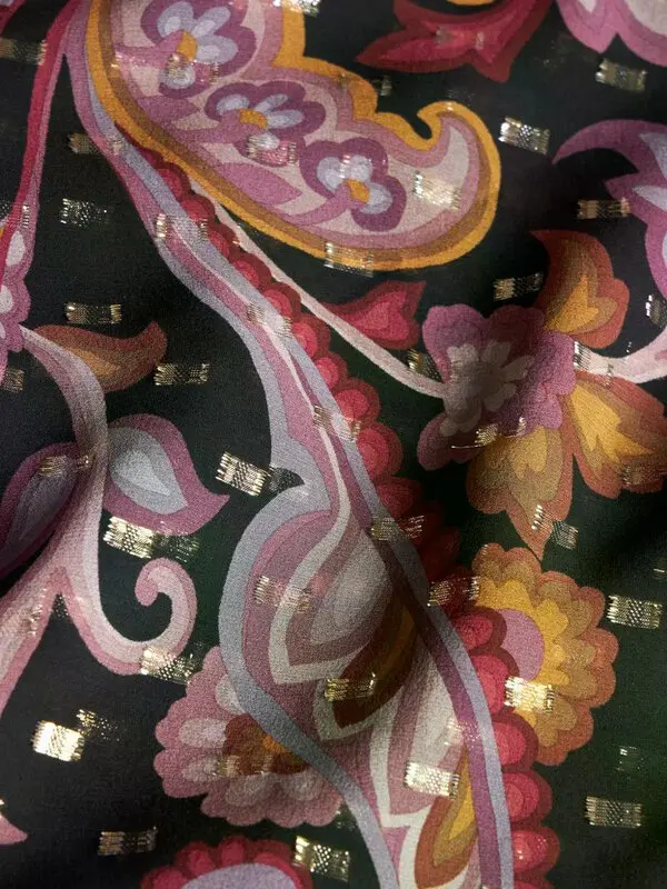 Etro Silk Fil-coupé Dress