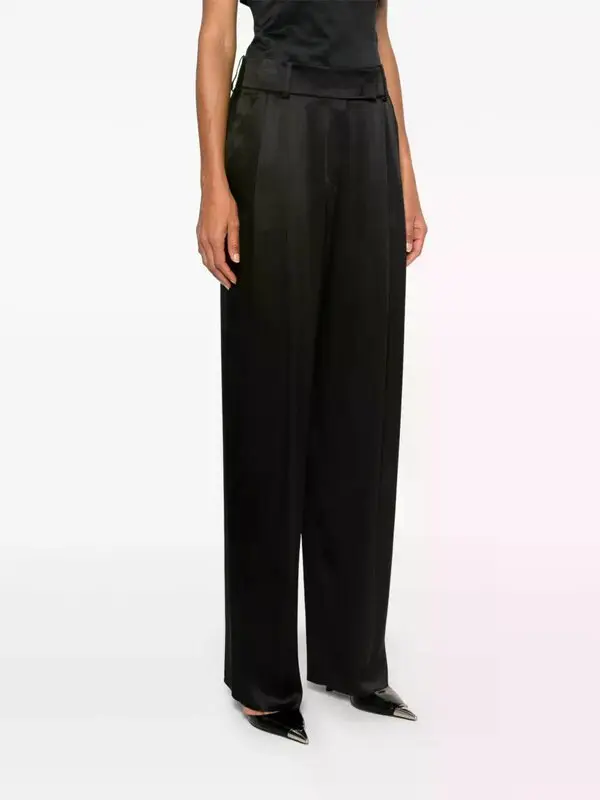 Giorgio Armani Silk Tailored Trousers