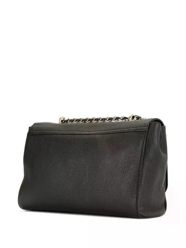 Mulberry Lily Leather Shoulder Bag - Black
