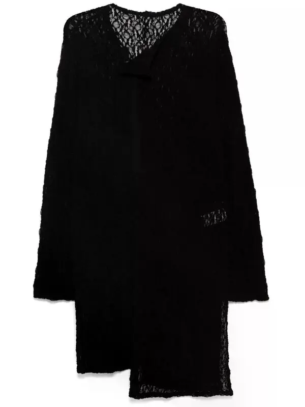 Yohji Yamamoto Long-sleeved Dress - Black