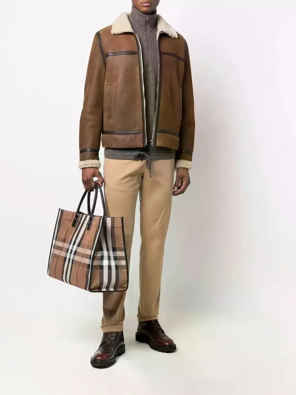 Malo Zip-placket Cashmere Pullover - Brown