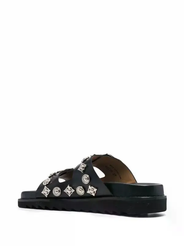 Toga Side-buckle Leather Sandals