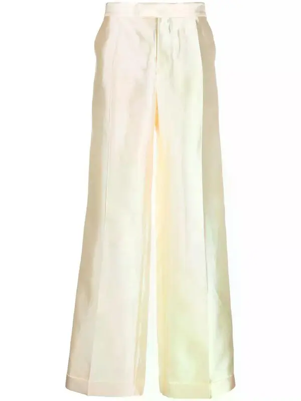MAISON MARGIELA Straight-leg Silk Trousers