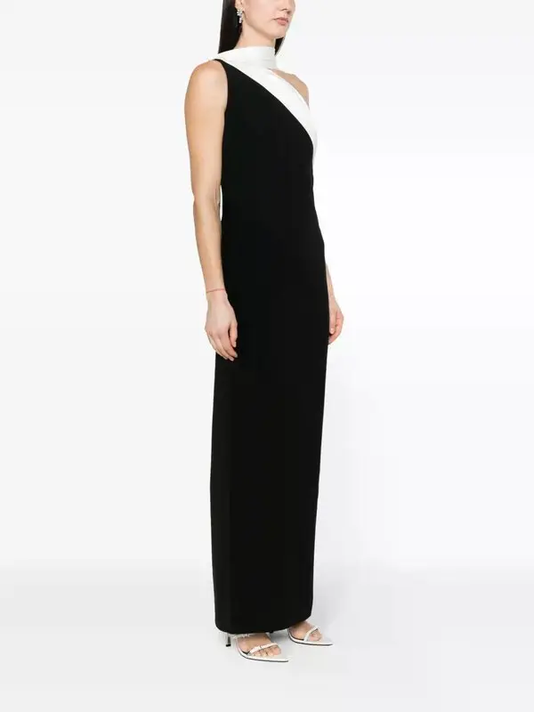 Roland Mouret One-shoulder Cady Maxi Dress