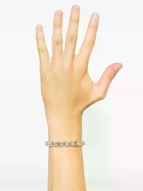 OUIE 14k Yellow Gold Two-tone Bracelet