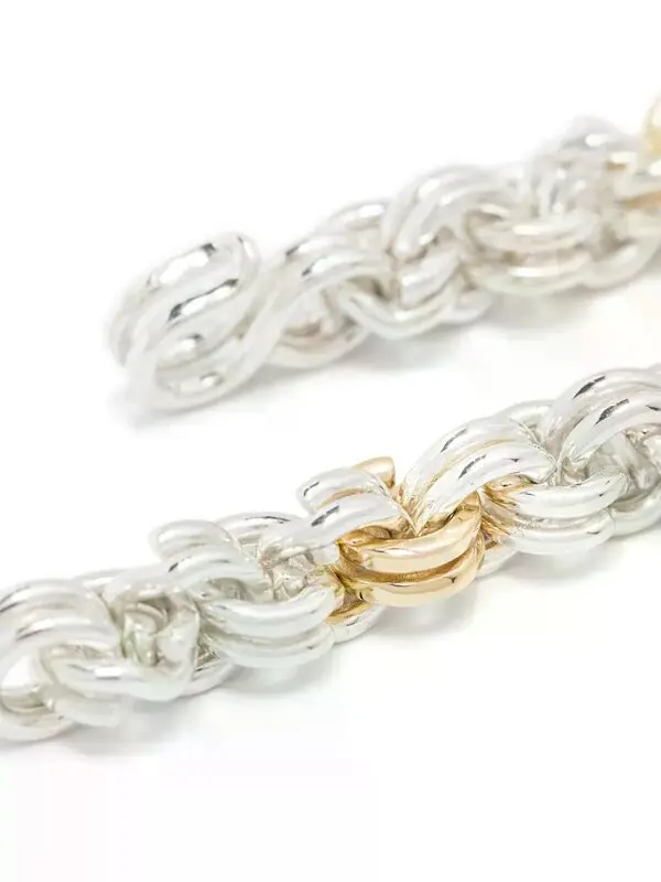 OUIE 14k Yellow Gold Two-tone Bracelet