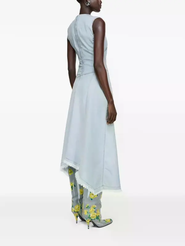 Acne Studios Asymmetric Denim Dress