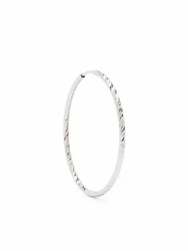 MARIA BLACK 14kt White Gold Liv 25mm Hoop Earring - Silver
