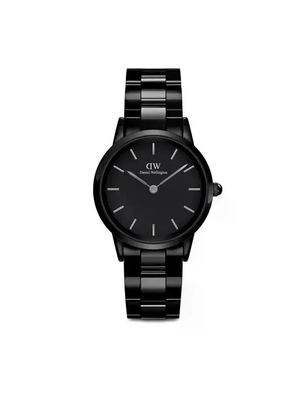 DANIEL WELLINGTON Iconic Link Ceramic 28mm Watch - Black