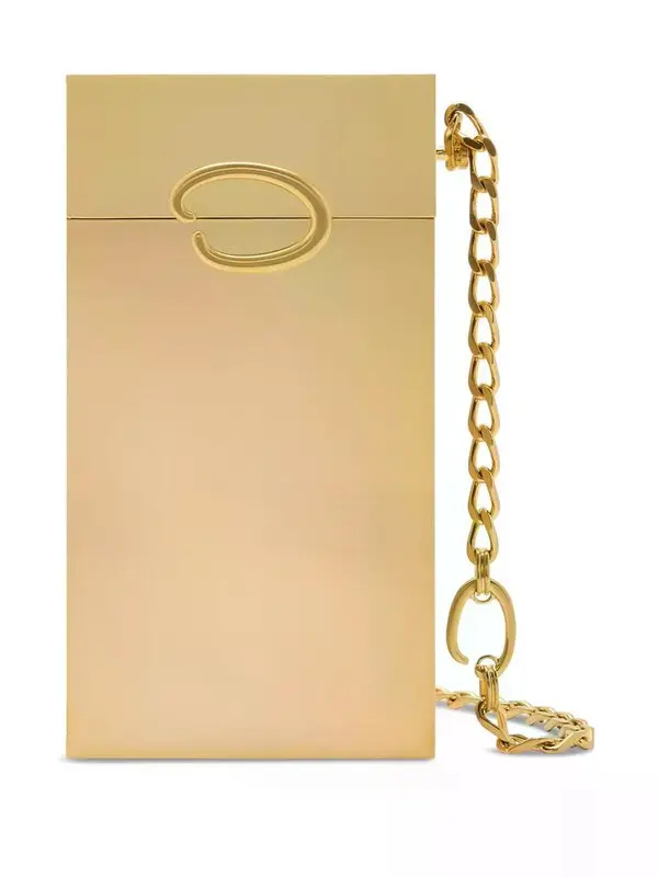 Oscar De La Renta Logo-plaque Clutch Bag