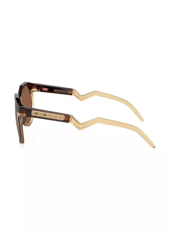 Oakley Kylian Mbappé Signature Round-frame Sunglasses - Brown