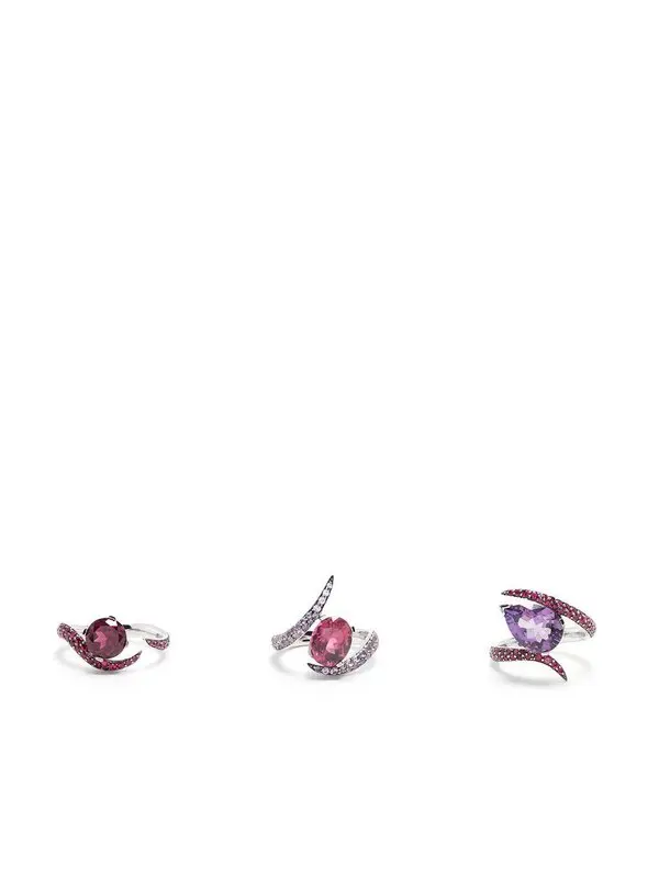 SHAUN LEANE 18kt White Gold Aurora Ring