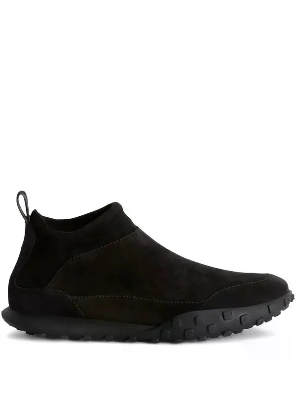 JIL SANDER Moon Leather Slip-on Sneakers