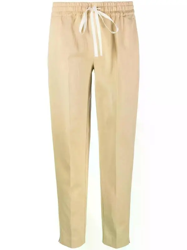 TWINSET Drawstring Waist Logo Plaque Trousers