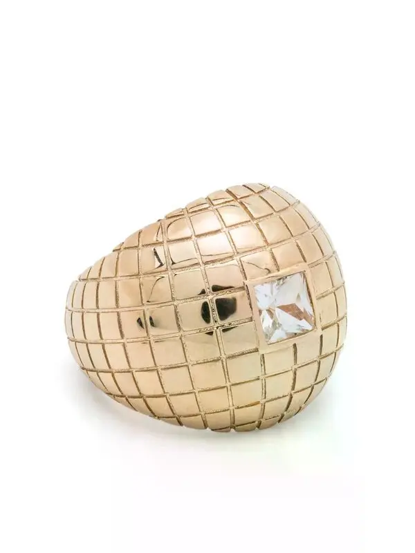 Yvonne Léon 9kt Yellow Boule Disco Ring - Gold
