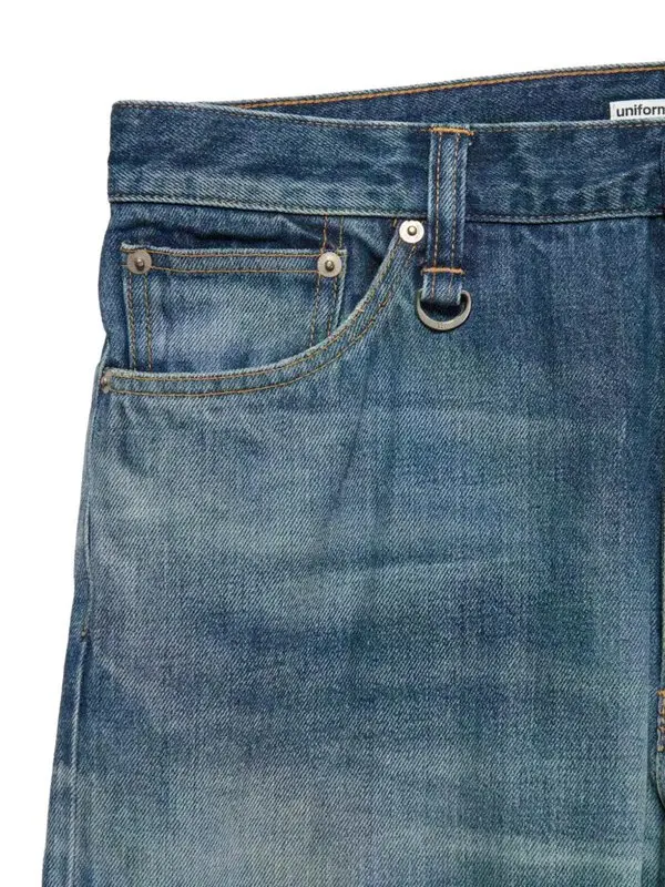SOPHNET. Faded Effect Jeans