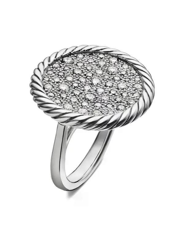 David Yurman Dy Elements Pavé Diamond Ring