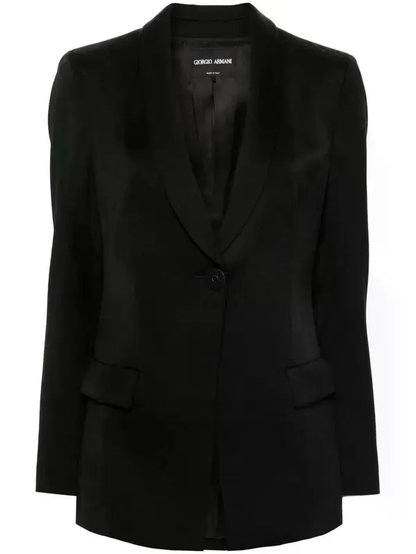 Giorgio Armani Wool Single-breasted Blazer