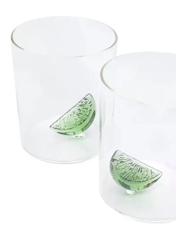 MAISON BALZAC Lime-cut Embellished Glass