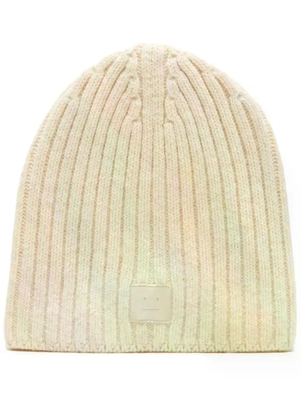 Acne Studios Knitted Beanie - Neutrals