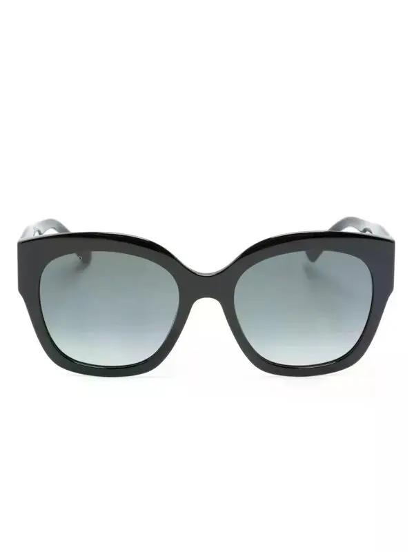 JIMMY CHOO Leela Square-frame Sunglasses - Black
