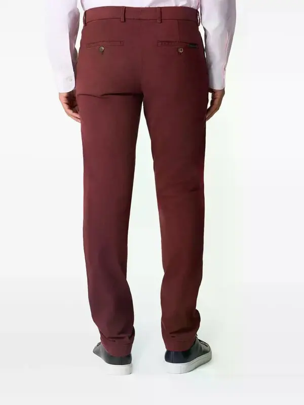 Brooks Brothers Pressed-crease Tape Trousers - Red
