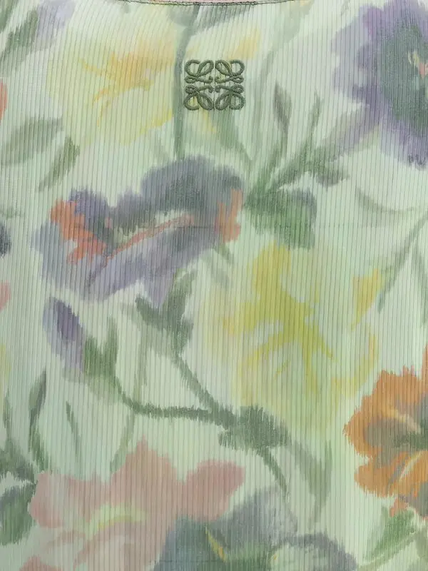 Loewe Morning Glory-print Midi Dress