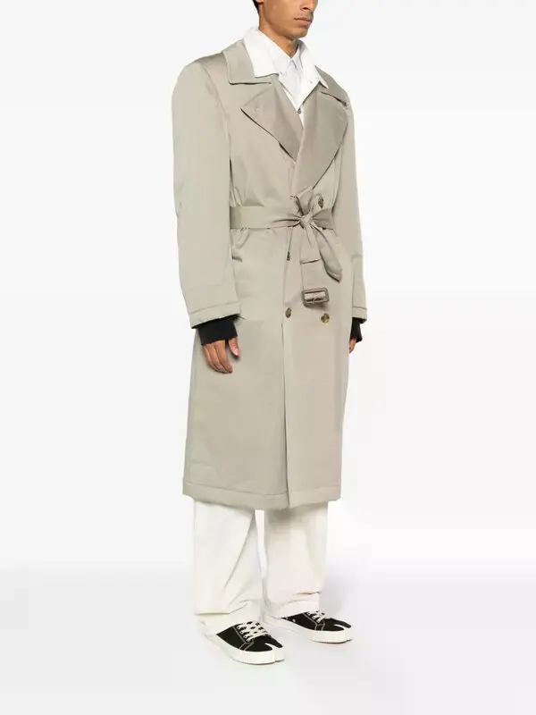 MAISON MARGIELA Belted Double-breasted Coat