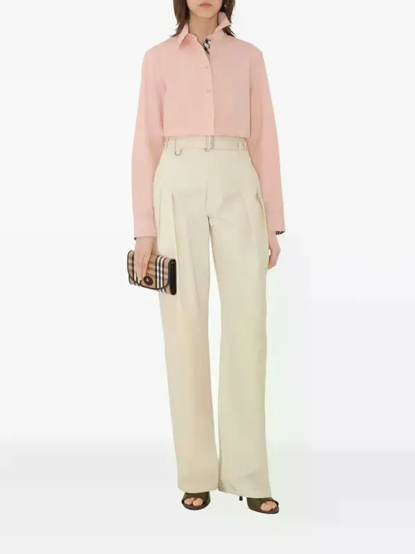 Burberry Highlands Chain-strap Wallet - Neutrals