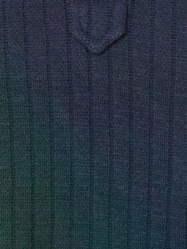 Brunello Cucinelli Ribbed-knit Polo Shirt