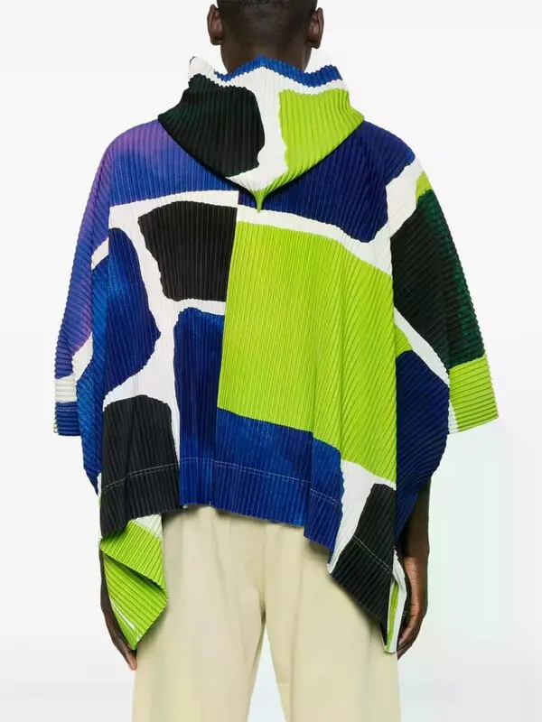 Issey Miyake Landscape Plissé-effect Jacket