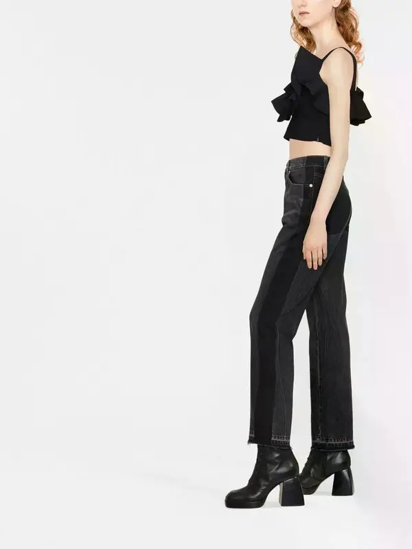 Alexander McQueen Gathered-neckline Cropped Top