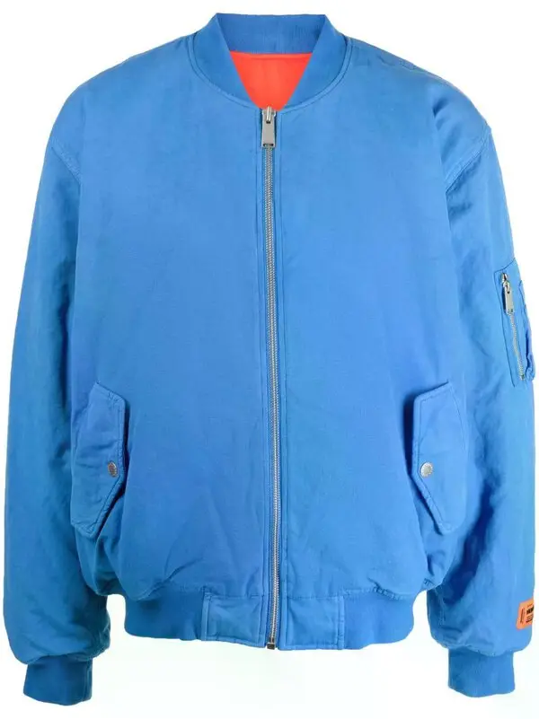 Heron Preston Patch-detail Jacket - Blue