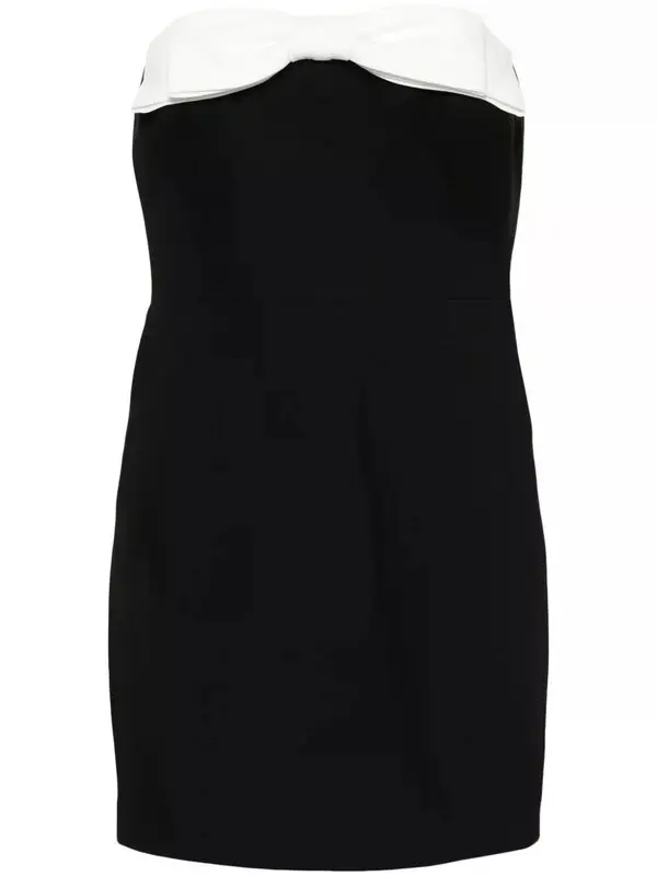 THE NEW ARRIVALS ILKYAZ OZEL Elea Bow Mini Dress