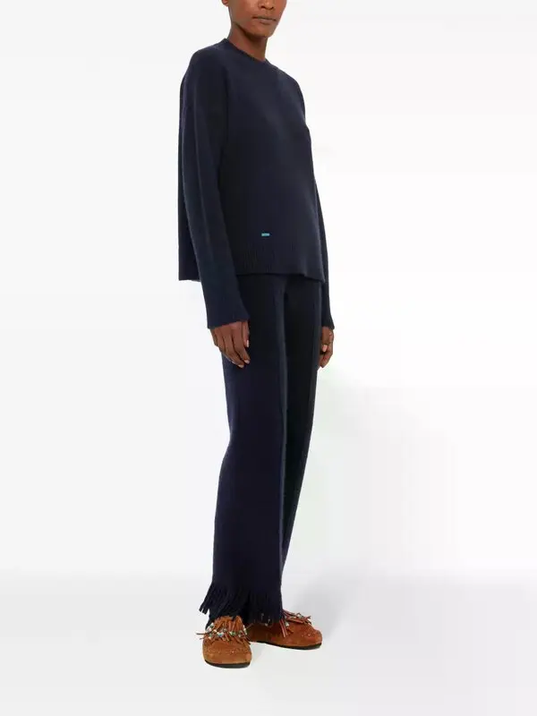 Alanui Cashmere-blend Jumper With Ribbed Edges