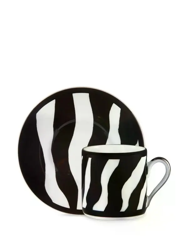 Dolce & Gabbana Zebra-print Espresso-saucer Set