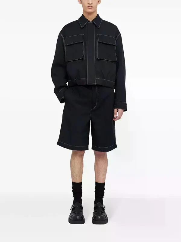 JIL SANDER Concealed Fastening Shirt Jacket